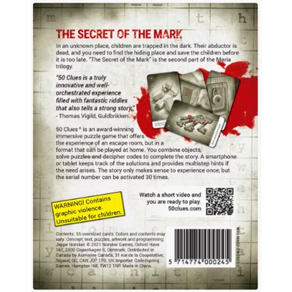 50 Clues Maria Part 2: The Secret of the Mark | Επιτραπέζια Παιχνίδια ...