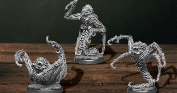 Critical Role Unpainted Miniatures: Core Spawn Crawlers