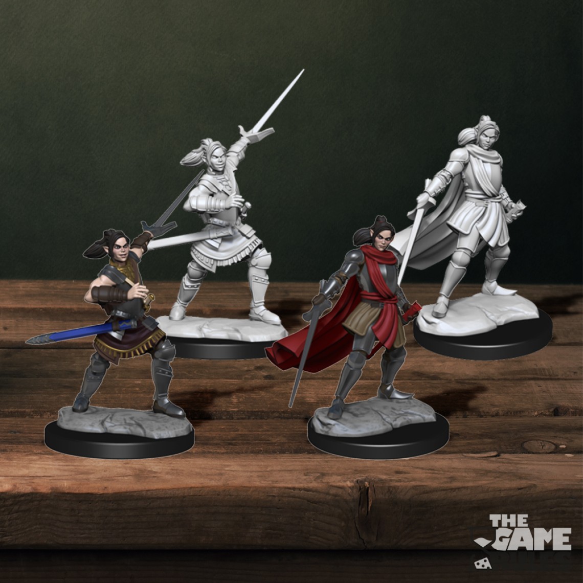 Critical Role Unpainted Miniatures: Half-Elf Paladin Xhorhas Female ...