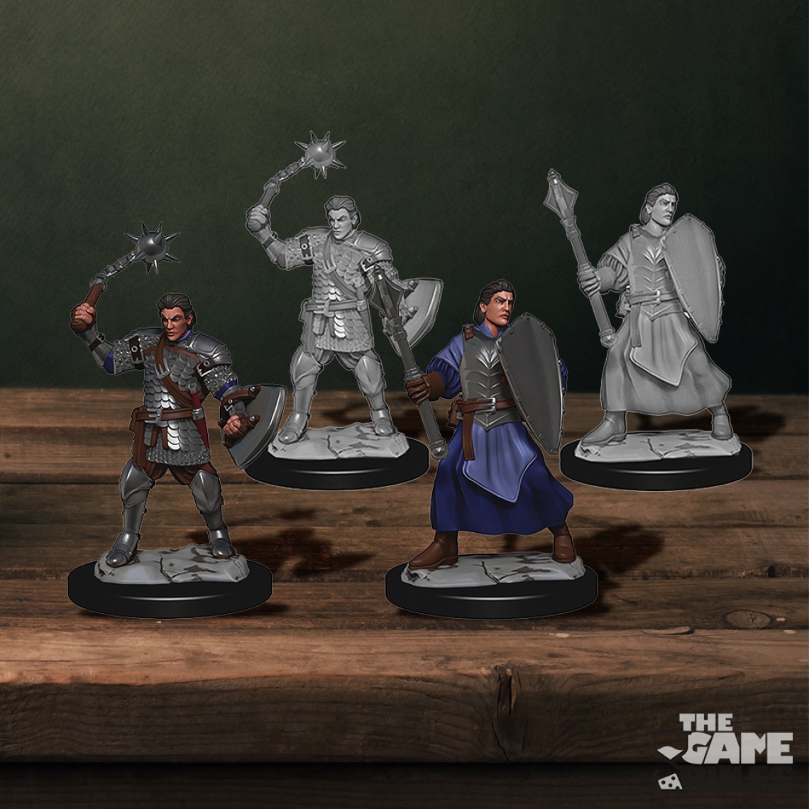 Critical Role Unpainted Miniatures: Human Clovis Concord Cleric Male ...