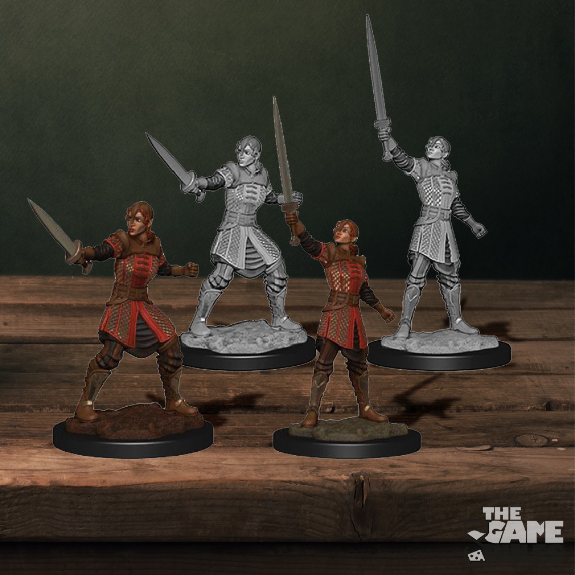 Critical Role Unpainted Miniatures: Human Dwendalian Empire Fighter ...