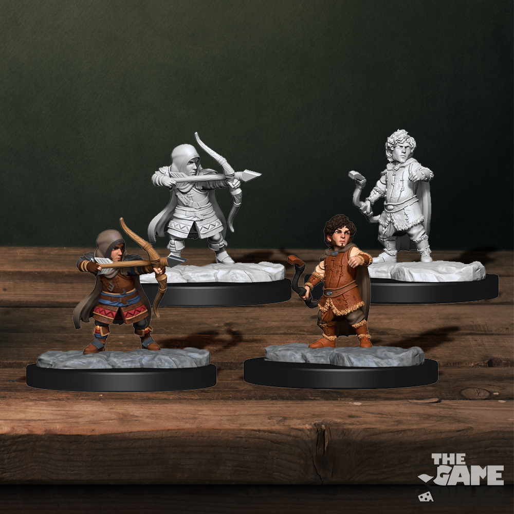 Critical Role Unpainted Miniatures: Lotusden Halfling Ranger Male | RPG ...