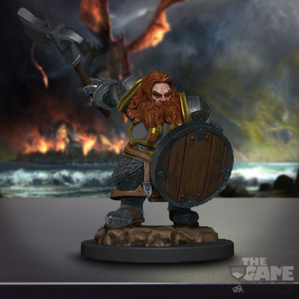 D&D Icons of the Realms Premium Figures: Dwarf Fighter Male | RPG ...