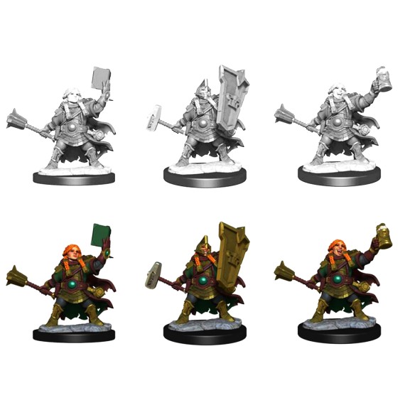 D&D Frameworks: Dwarf Cleric Female | RPG Μινιατούρες - The Game Rules
