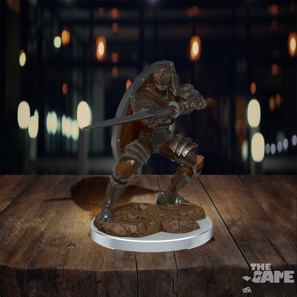 D&D Icons of the Realms Premium Figures: Male Warforged Fighter | RPG ...