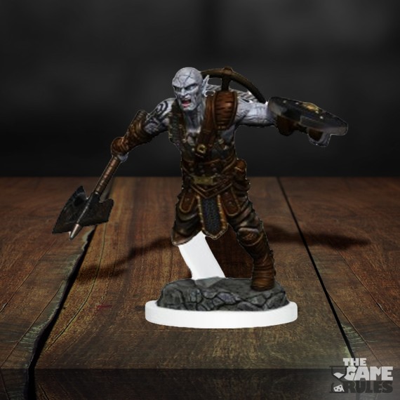 D&D Nolzur's Marvelous Miniatures: Earth Genasi Fighter | RPG ...