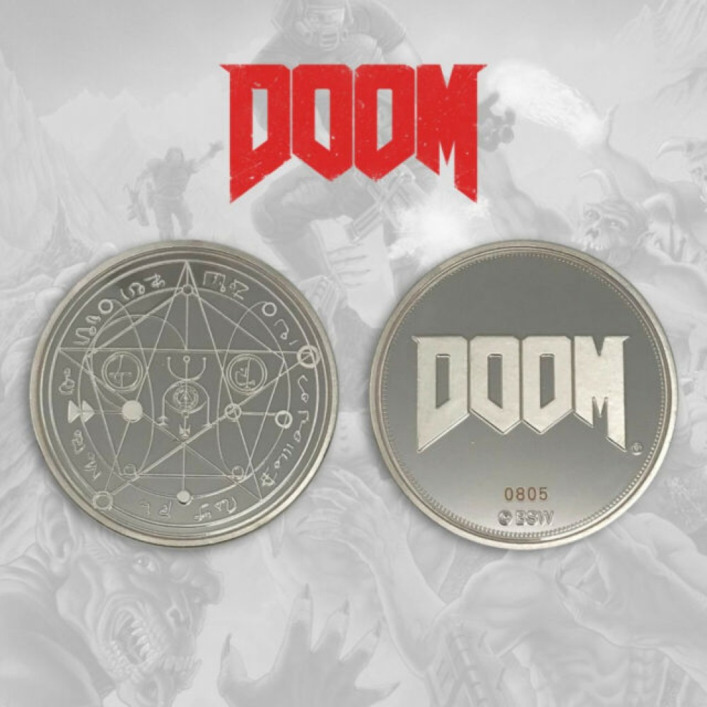 Doom - Limited Edition Coin 25th Anniversary | Merchandise - The Game Rules