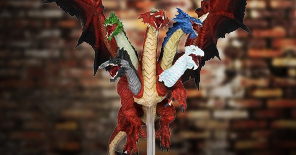 D&D: Icons of the Realms - Tiamat Premium Fantasy Miniature Figure ...