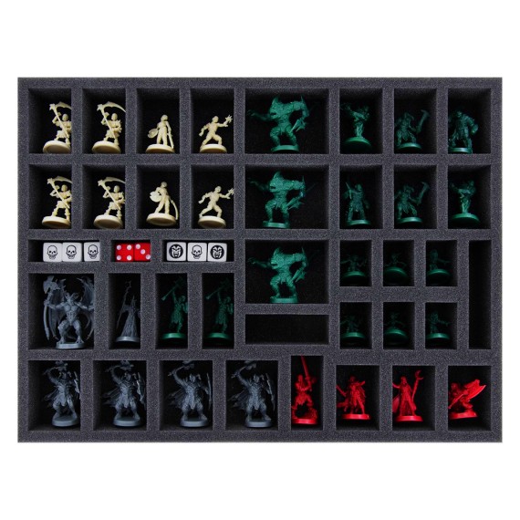 Feldherr - Foam Set and Token Holder for HeroQuest (2021) Core Game & 2 ...