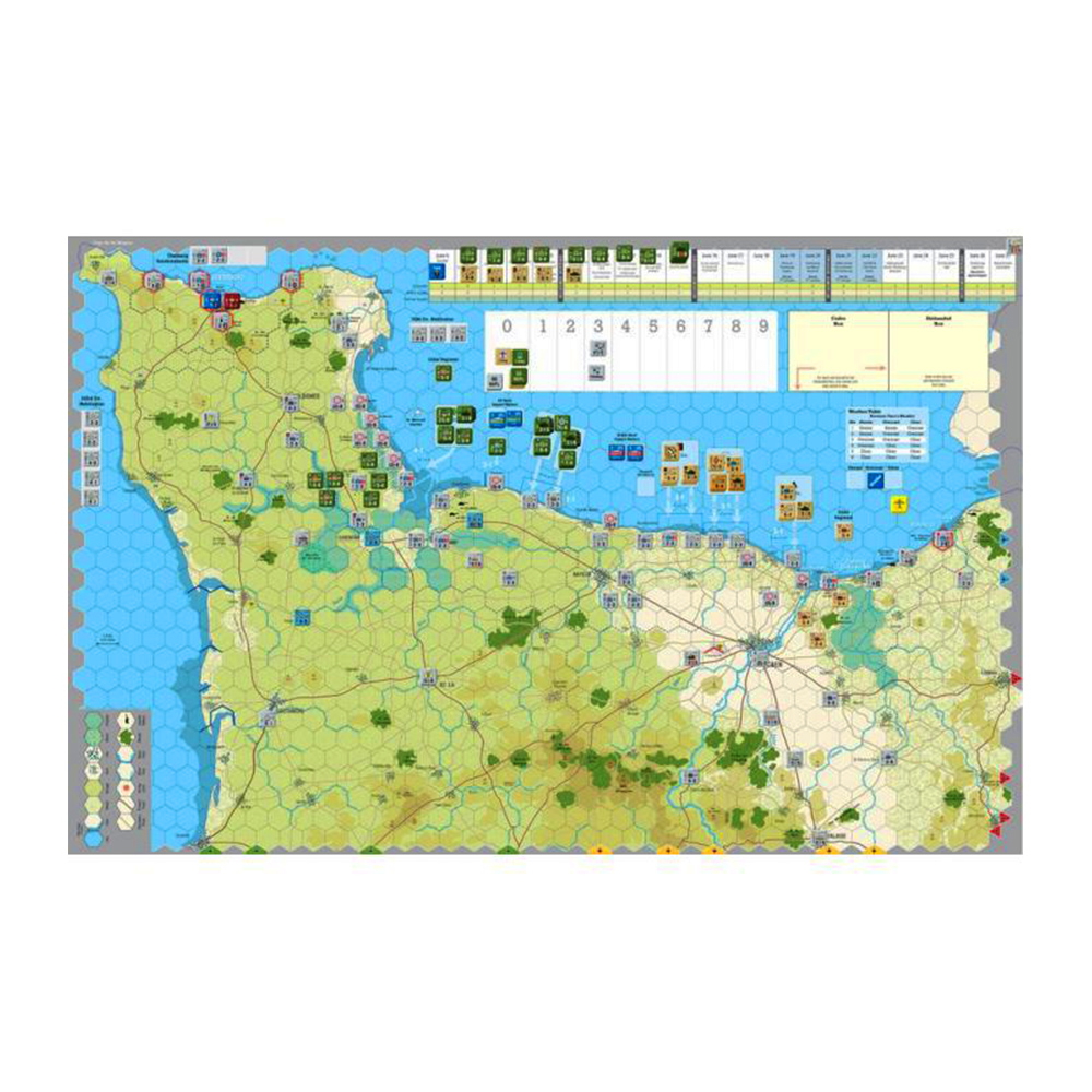 Normandy '44 Mounted Map | Επιτραπέζια Παιχνίδια - The Game Rules
