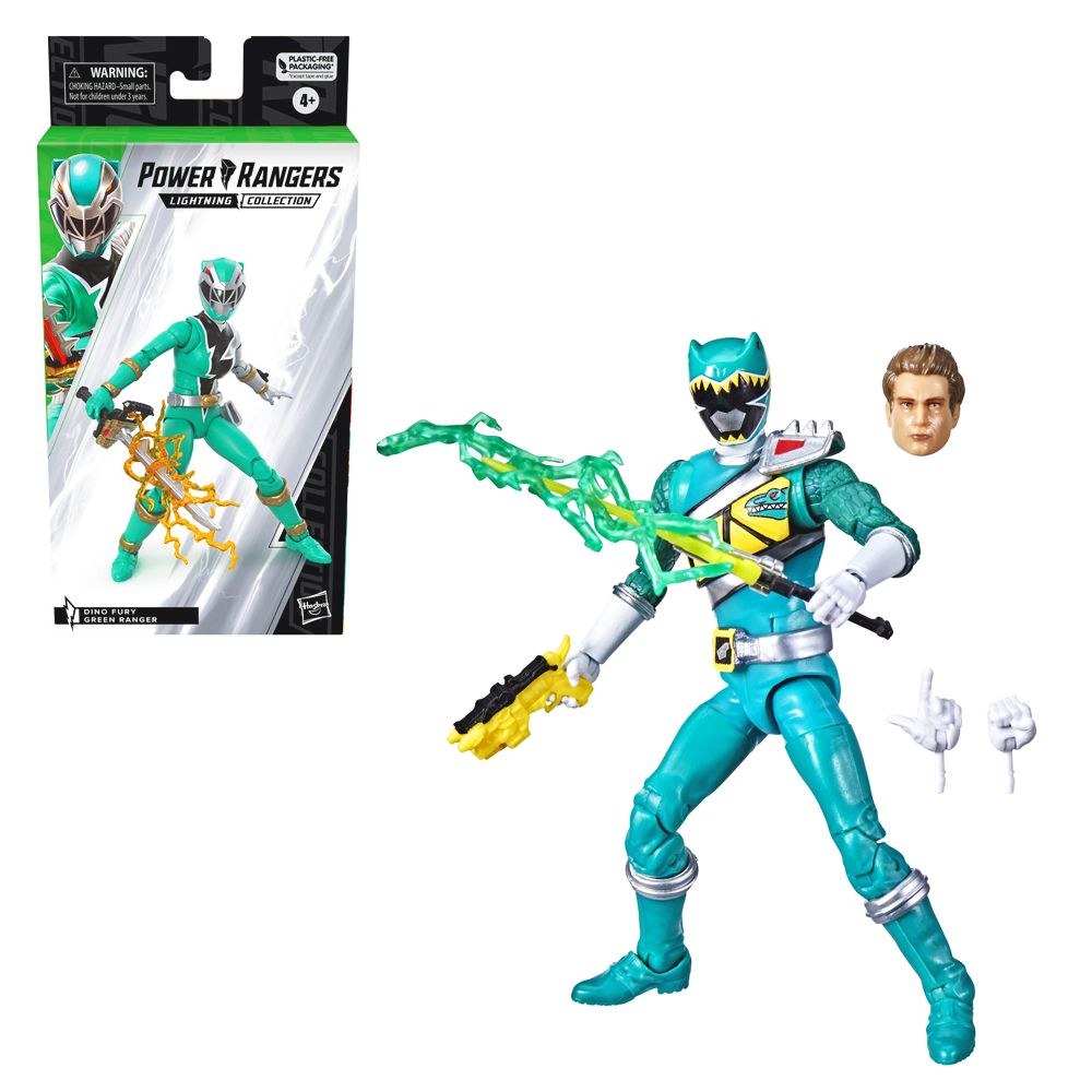 Power Rangers: Lightning Collection - Dino Fury Green Ranger | Action ...
