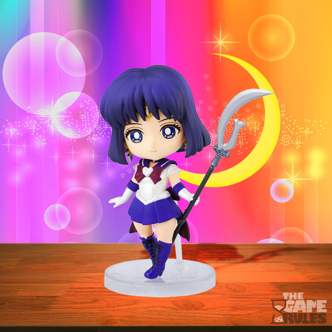 Sailor Moon Figuarts Mini Action Figure - Sailor Saturn (Eternal ...