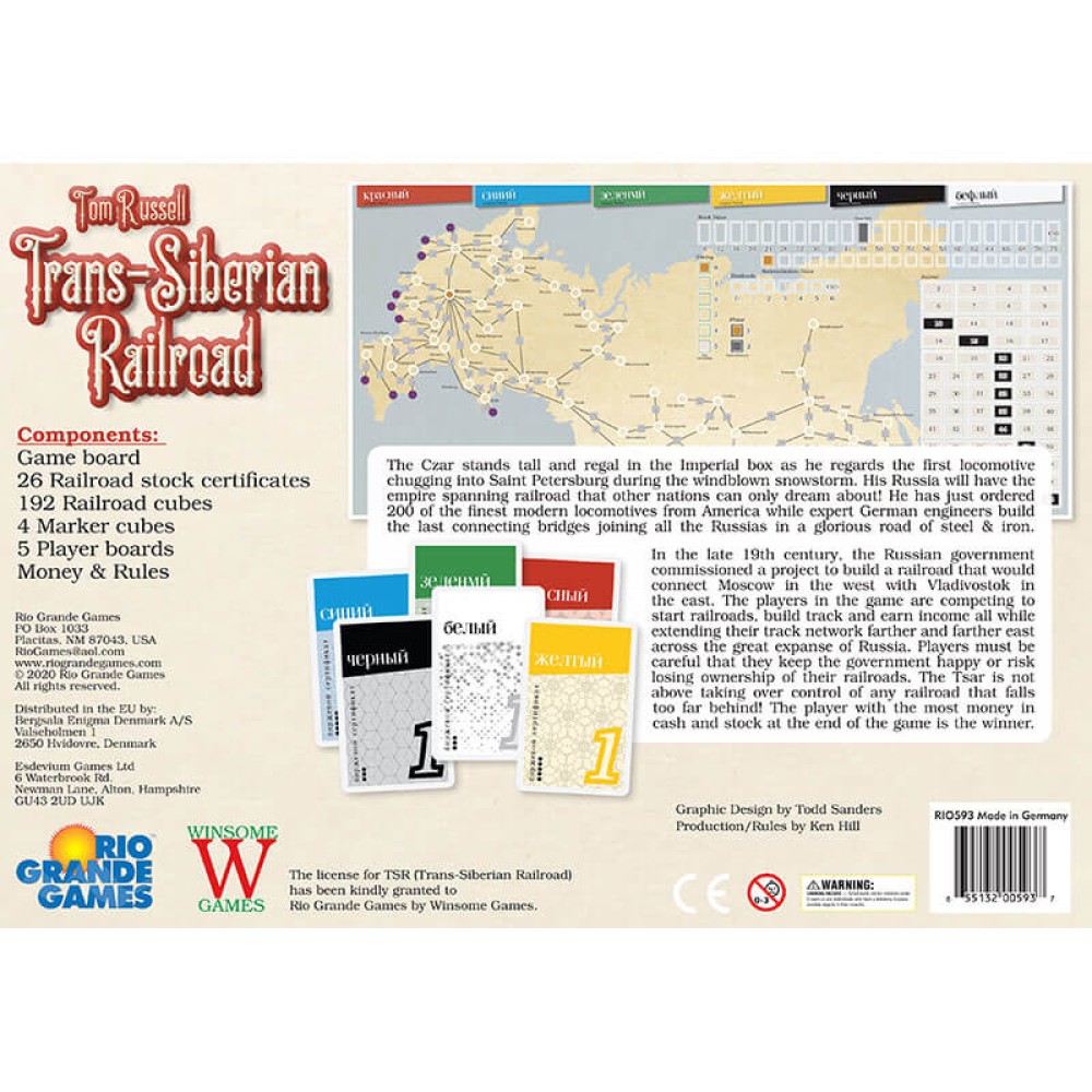 Trans-Siberian Railroad - The Game Rules