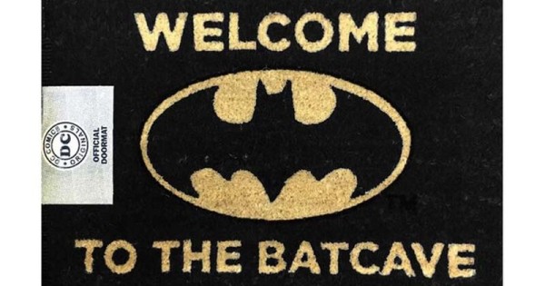 DC: Batman (Welcome to the Batcave - Μαύρο) - Πατάκι Εισόδου (40 x 60cm ...