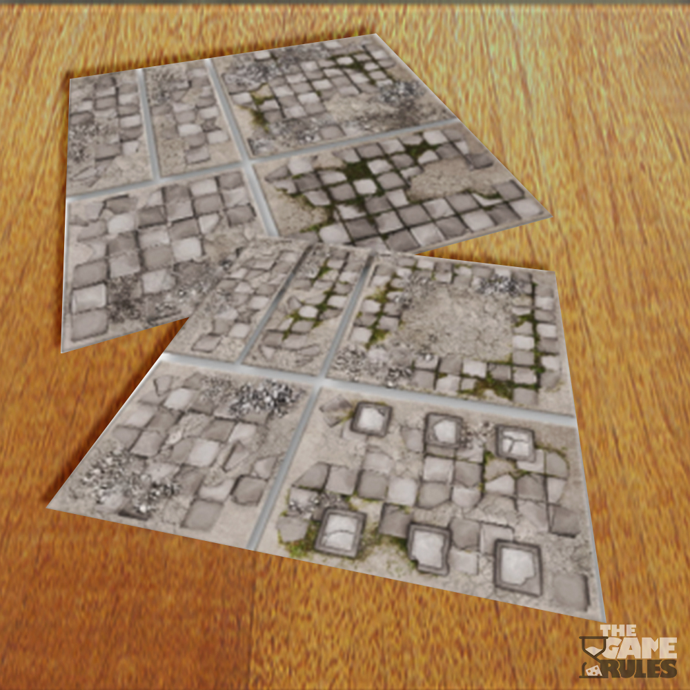 e-Raptor Modular Map Rubble | Terrains & 3D Models - The Game Rules