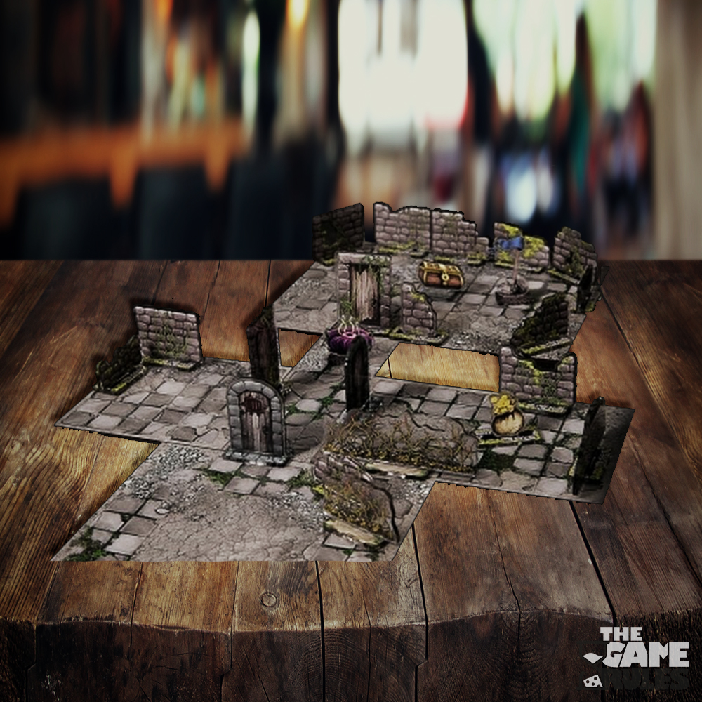 e-Raptor RPG Rubble Set - Objects and Modular Map | Terrains & 3D ...