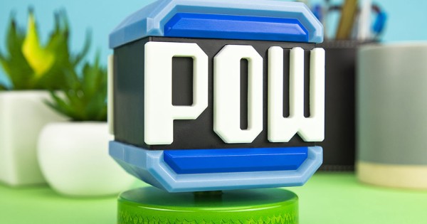 Super Mario: Pow Block - Icon Φωτιστικό | Merchandise - The Game Rules