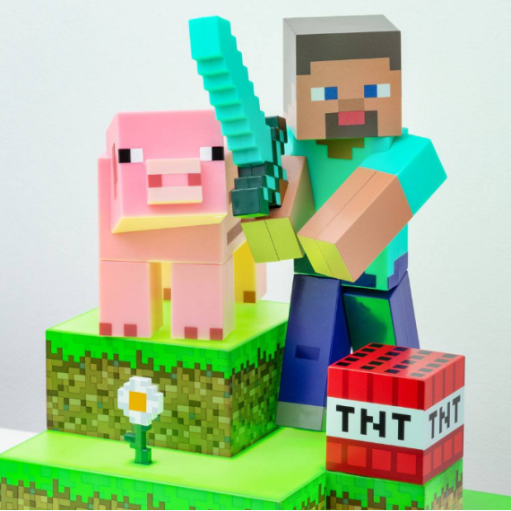 Minecraft - Diorama Light Steve (Φωτιστικό) | Merchandise - The Game Rules