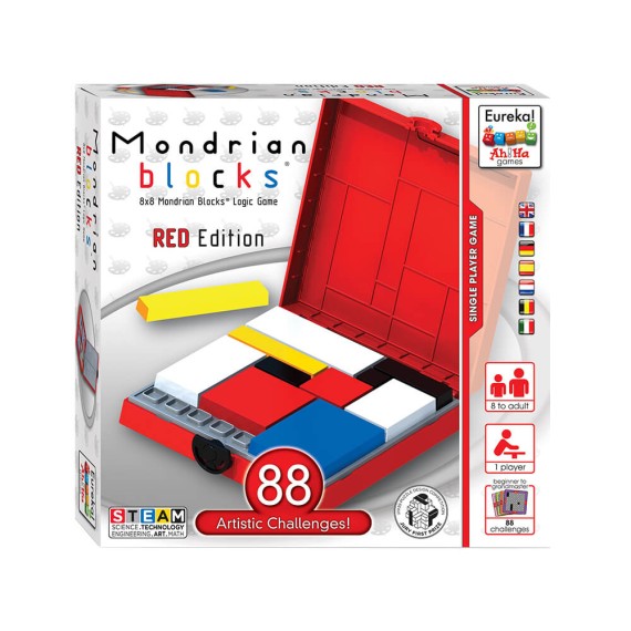 Mondrian Blocks - Red Edition | Γρίφοι - The Game Rules