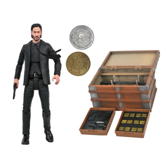 Diamond: Select Toys Deluxe John Wick - John Wick Action Figure Set ...
