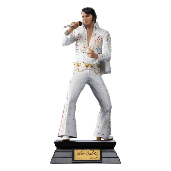 Iron Studios: Elvis Presley Art Scale Statue 1/10 Elvis Presley 1973 21 ...