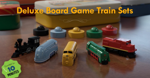 Deluxe Board Game Train - Complete Set for Ticket to Ride