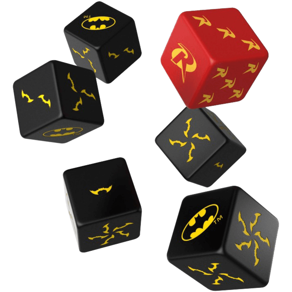 Batman Miniature Game - D6 Batman Dice Set (6) (Exp)