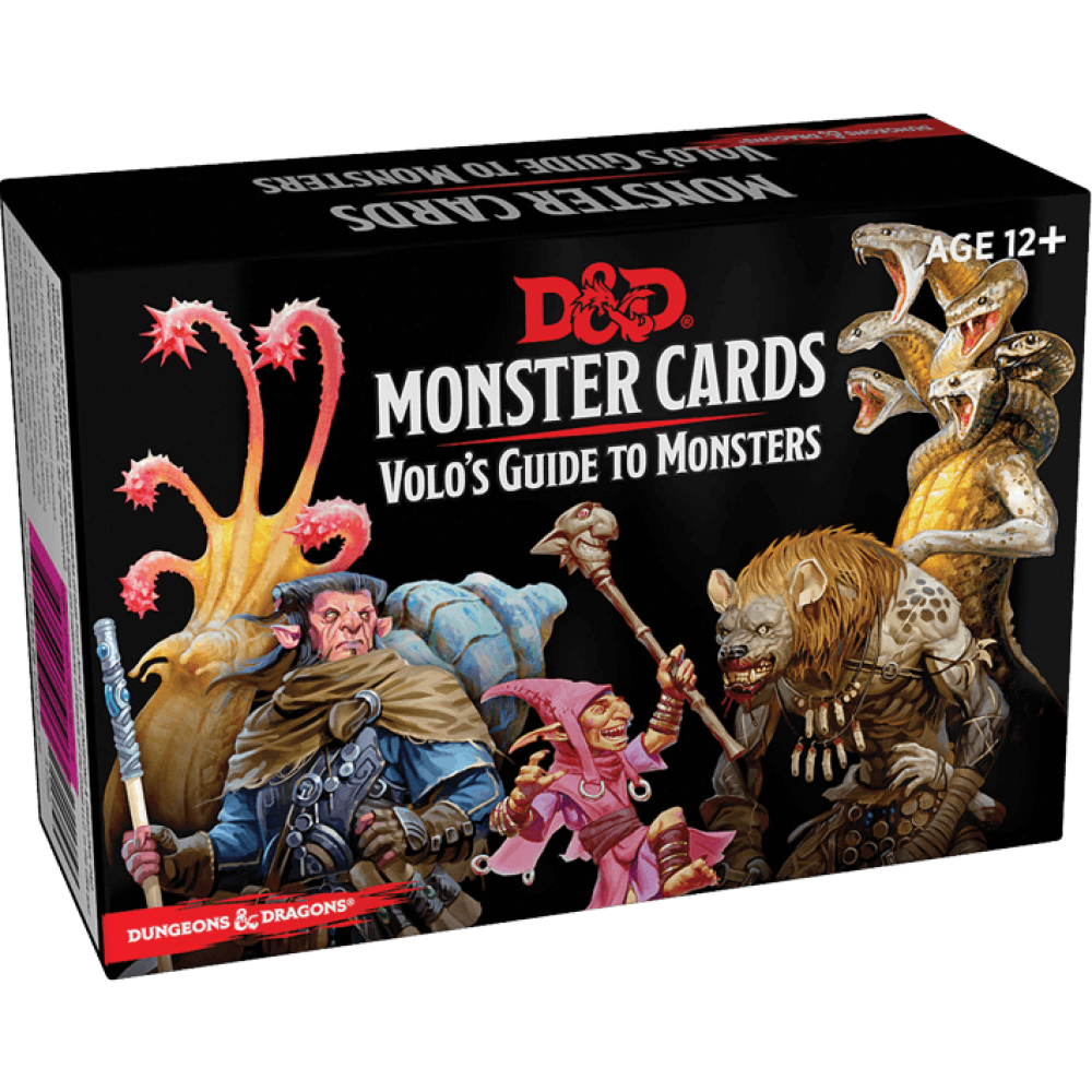 D&D Monster Cards: Volo's Guide To Monsters (81 Cards)