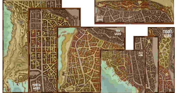 D&D: Waterdeep Dragon Heist Map Set