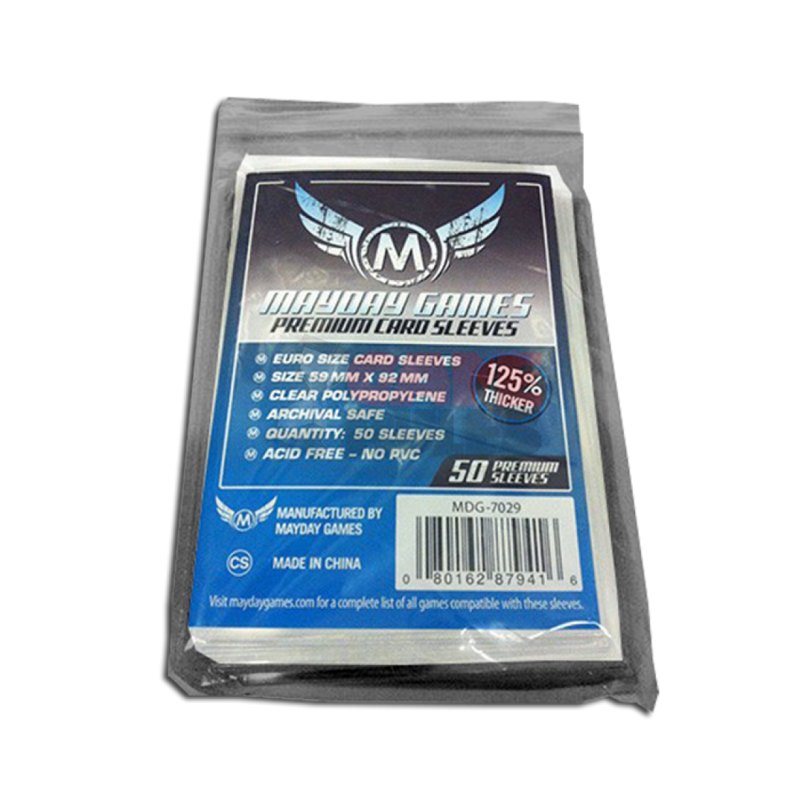 Standard Euro Sleeves "Premium" (59x92) - 50C