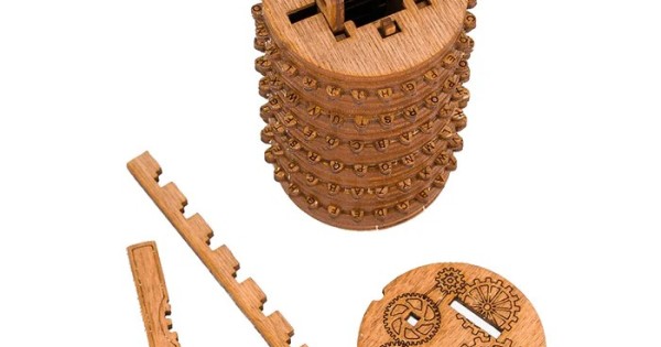 Kryptos - Cryptex Wooden Kit