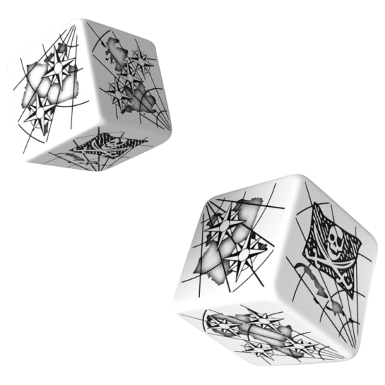 Pirate 2D6 Dice (2)
