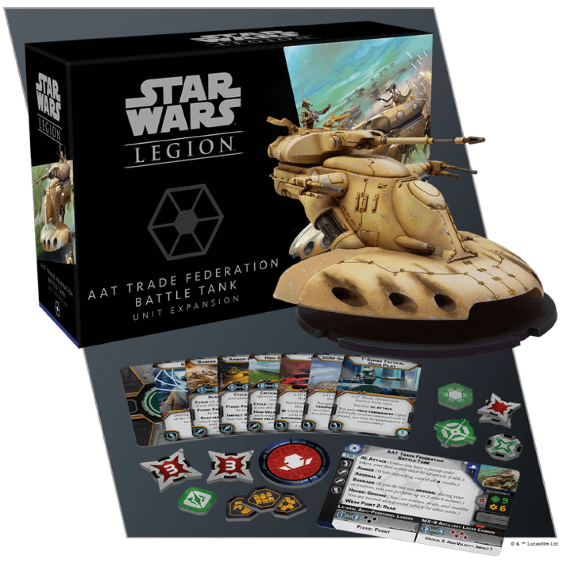 Star Wars Legion: AAT Trade Federation Battle Tank Unit Expansion